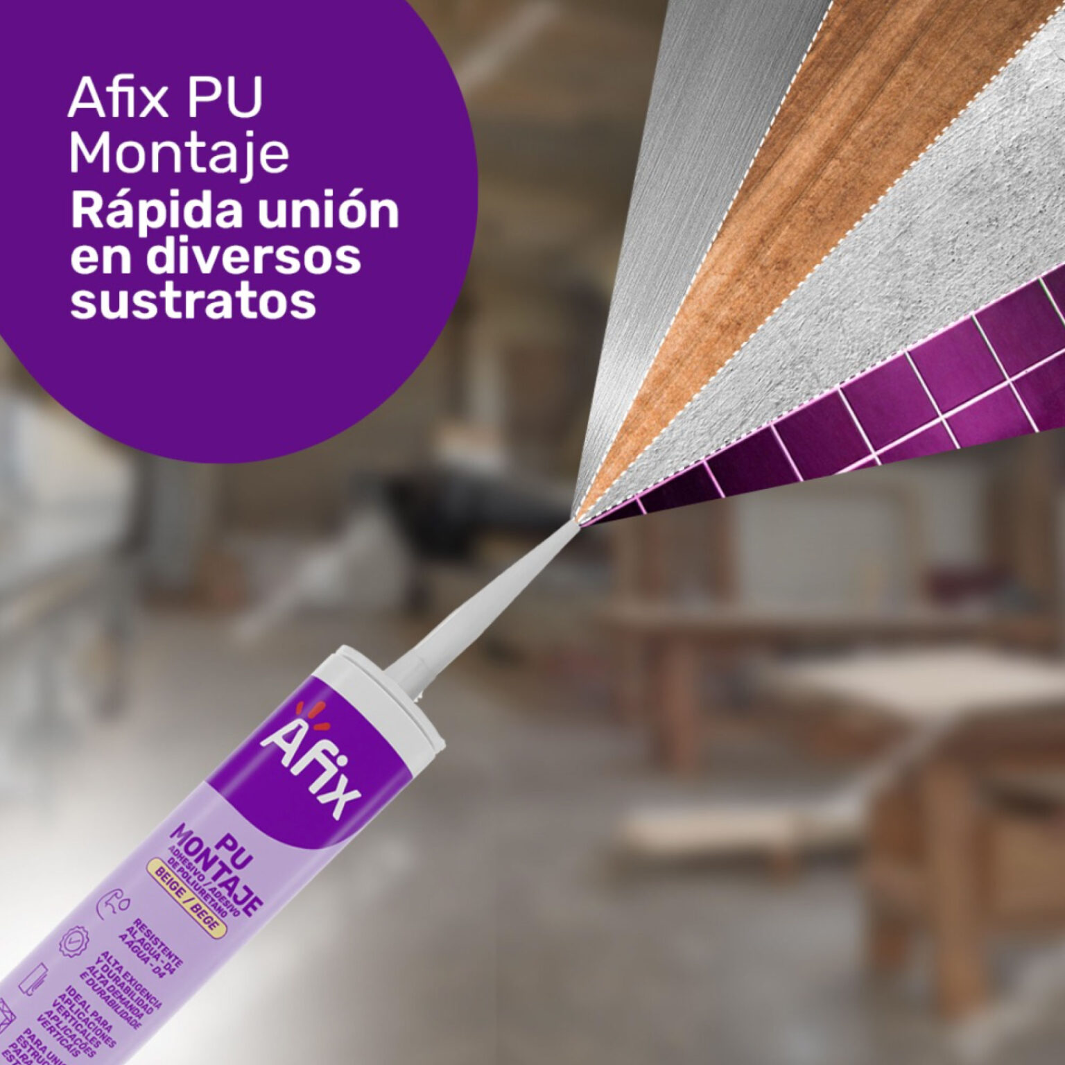 Afix PU Montaje - Afix - Artecola